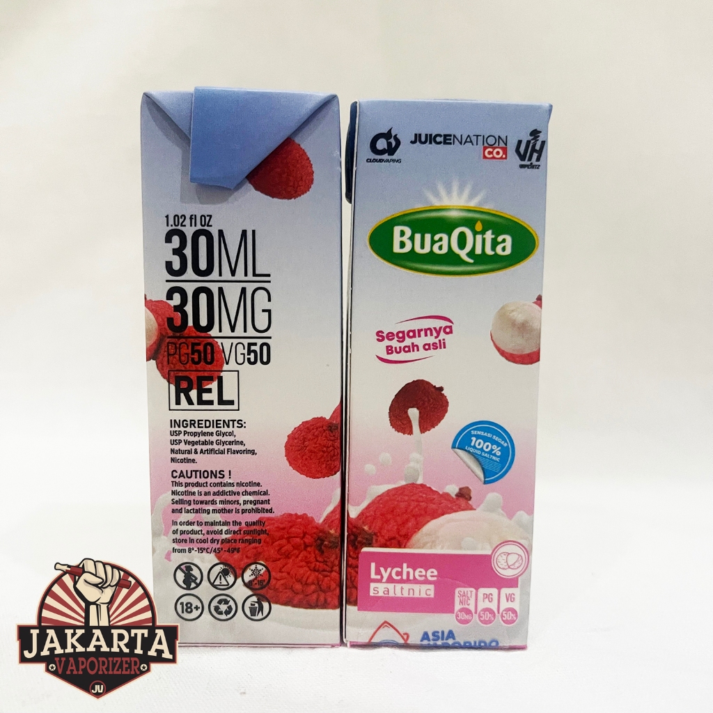 Jual [SALT] BUAQITA LYCHEE SALT 30ML 30MG BY JUICENATION | Shopee Indonesia