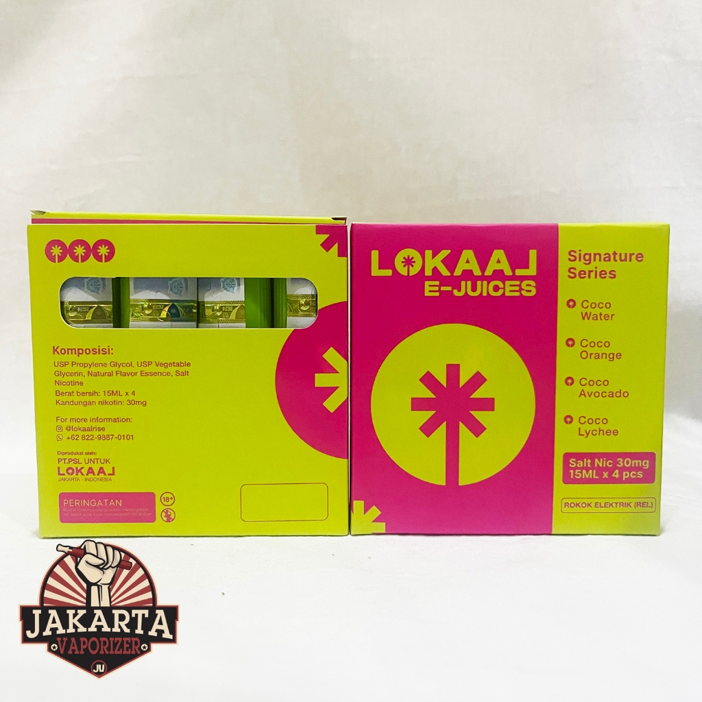 Jual LOKAAL SIGNATURE SERIES PACK SALTNIC 15ML X 4PCS 3% 30MG BY MOVI ...