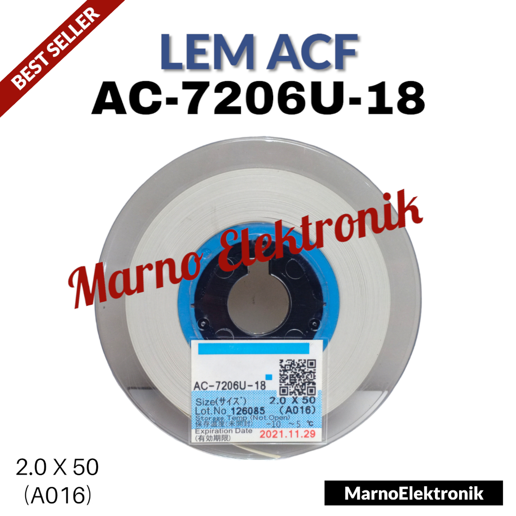 Jual LEM ACF AC-7206U-18 LEM LCD COF FLEKSIBEL LCD TV LEM PEREKAT KE T-CON TCON ASLI ORIGINAL ...