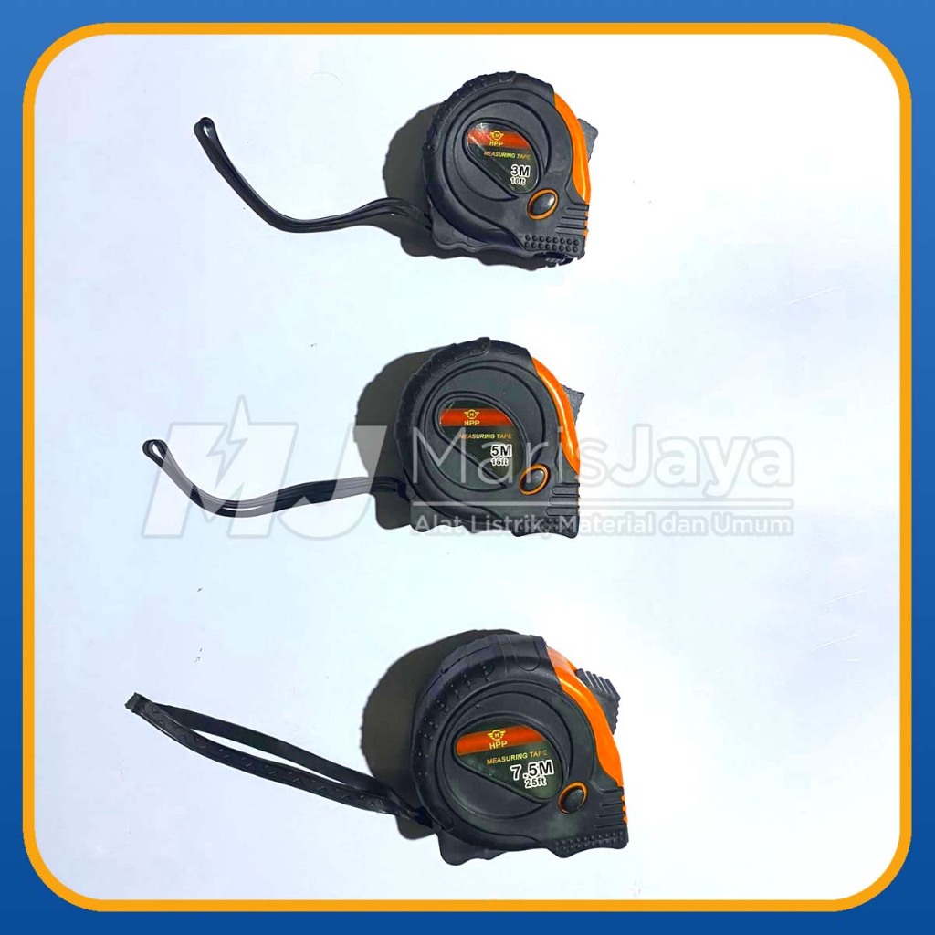 Jual Meteran Tukang (Measuring Tape) / Meteran Bangunan HPP 3m 5m 7,5m ...