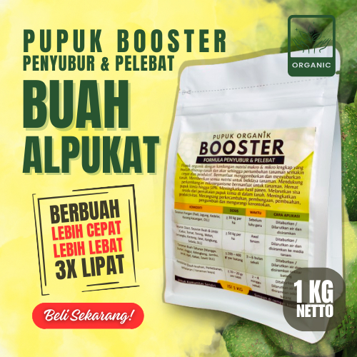 Jual Pupuk Booster Alpukat Pupuk Perangsang Buah Pupuk Organik Anti Rontok Melebatkan Dan ...