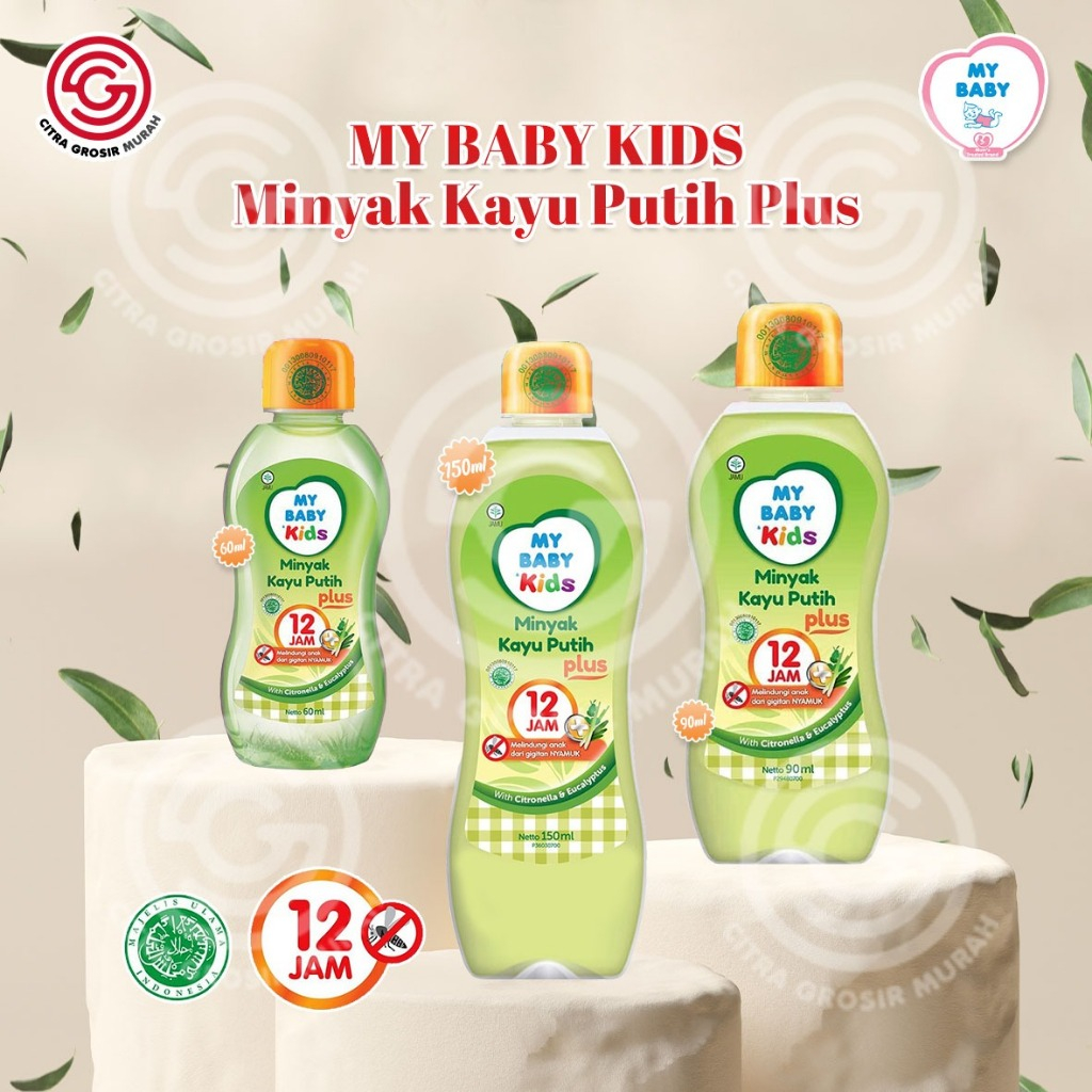 Jual MY BABY KIDS Minyak Kayu Putih Plus 12 Jam 60 ml 90ml 150ml ...