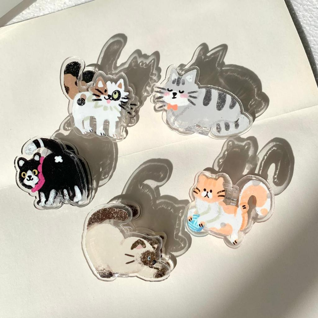 Jual [HARU] Kitty Series Clipper Penjepit Kertas Aesthetic Jepitan ...