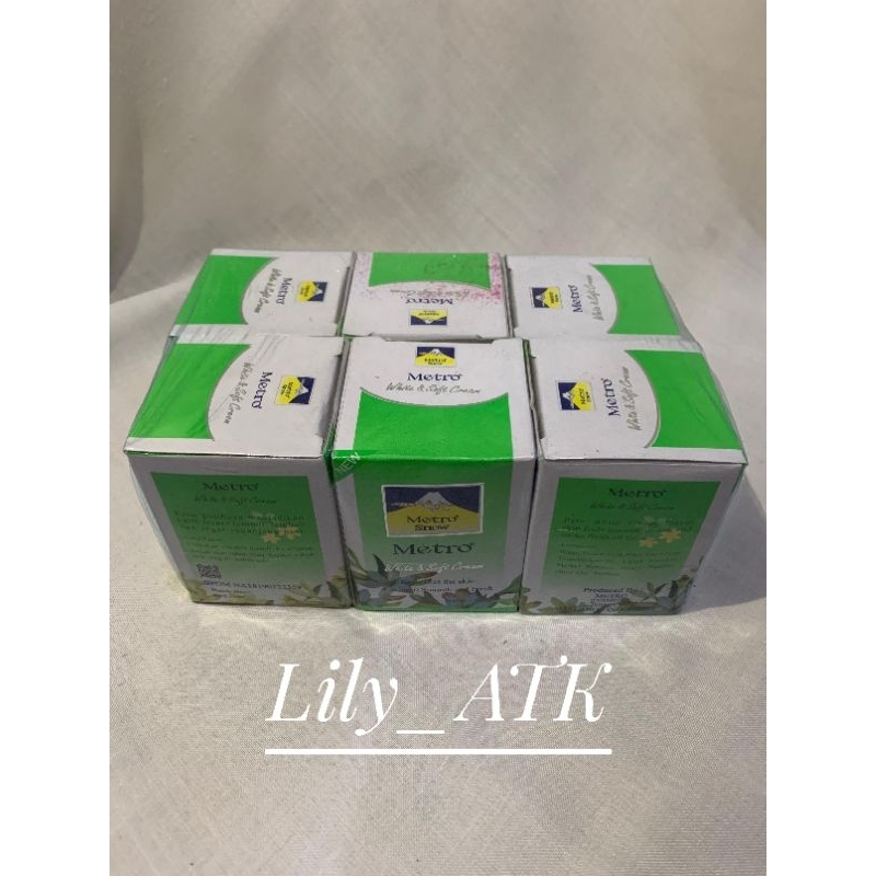 Jual Metro Snow White & Soft Cream 60gr | Shopee Indonesia