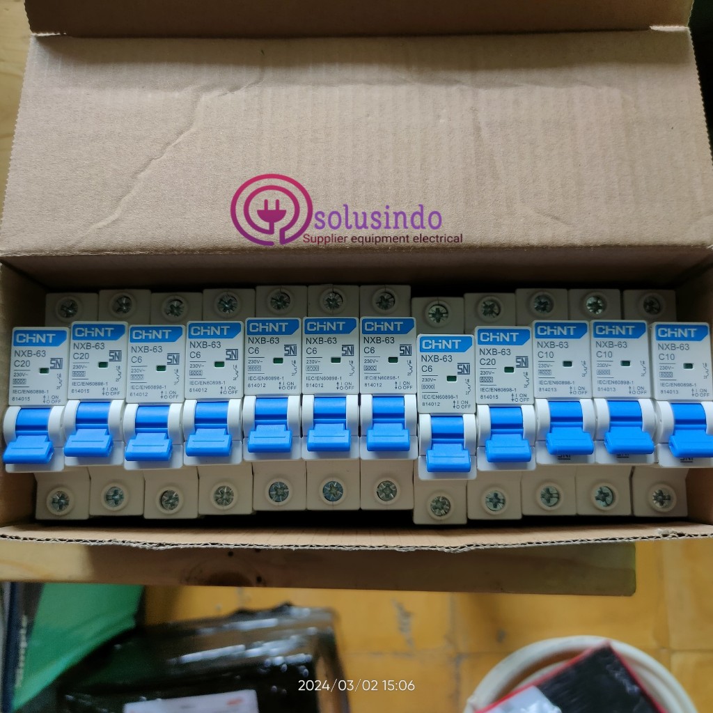 Jual MCB CHINT 1 POLE NXB63 ORIGINAL | Shopee Indonesia