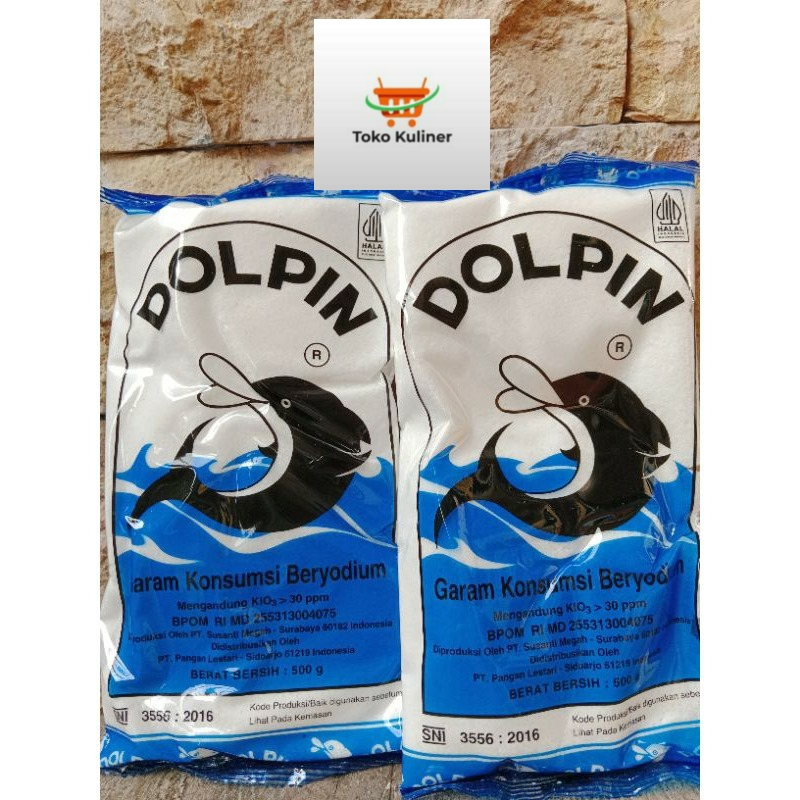 Jual Dolphin Garam @500gr | Shopee Indonesia