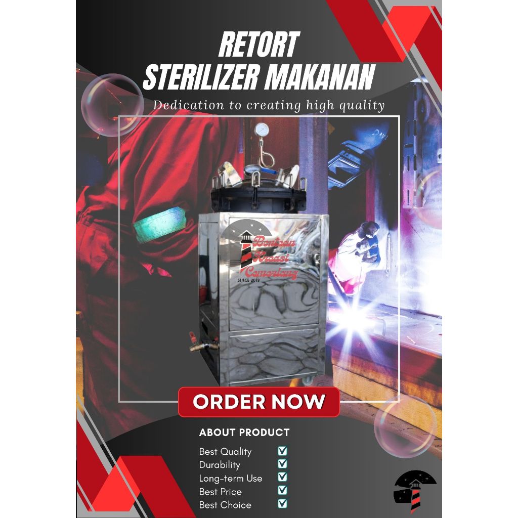 Jual Mesin Retort Sterilisasi Makanan 100 Liter - Mini Retort ...