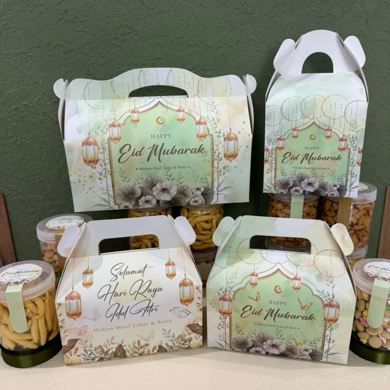 Jual GABLE BOX LEBARAN EID MUBARAK IDUL FITRI DUS HAMPERS KUE KERING ...