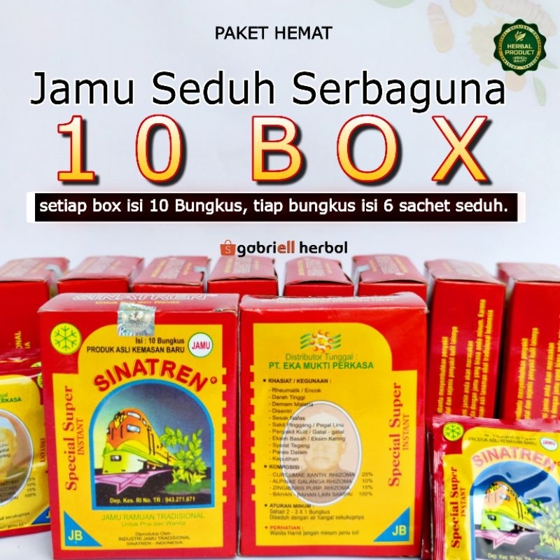 Jual JAMU CAP KERETA PAKET 10 BOX X 10 BUNGKUS X 6 SACHET SEDUH ...