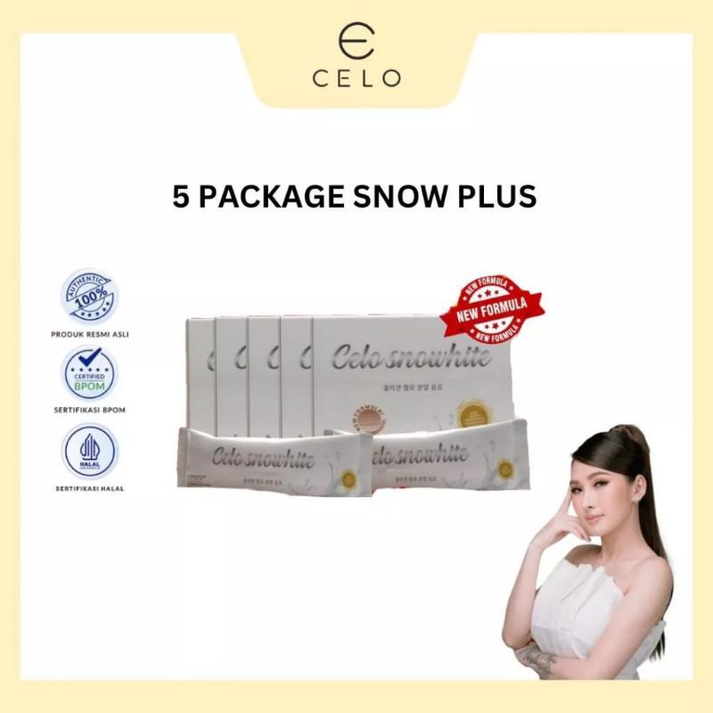 Jual CELO (5 PACKAGE) MINUMAN SNOW PLUS | Shopee Indonesia