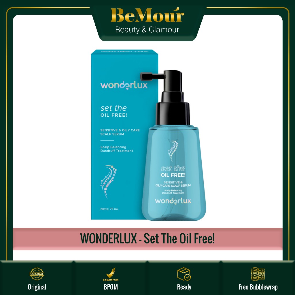 Jual WONDERLUX - SET THE OIL FREE HAIR SERUM ( 75 ml ) - Serum Rambut ...