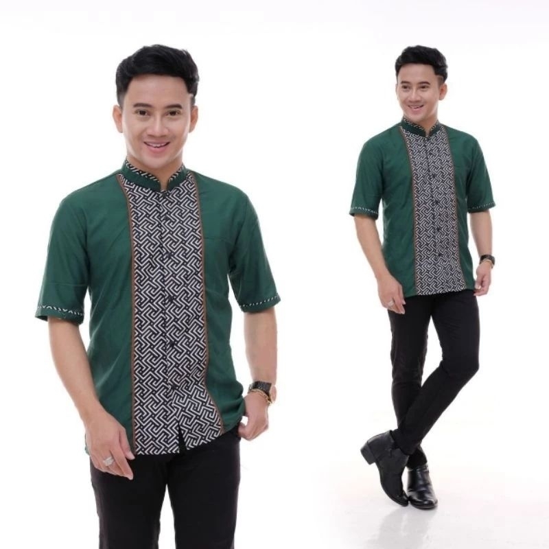 Jual SADEWA - BAJU KOKO KEMEJA KURTA BATIK POLOS KATUN PREMIUM TOYOBO ...
