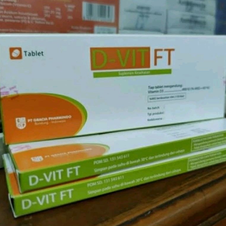Jual D-VIT FT / D VIT FT BOX ISI 30 TABLET | Shopee Indonesia