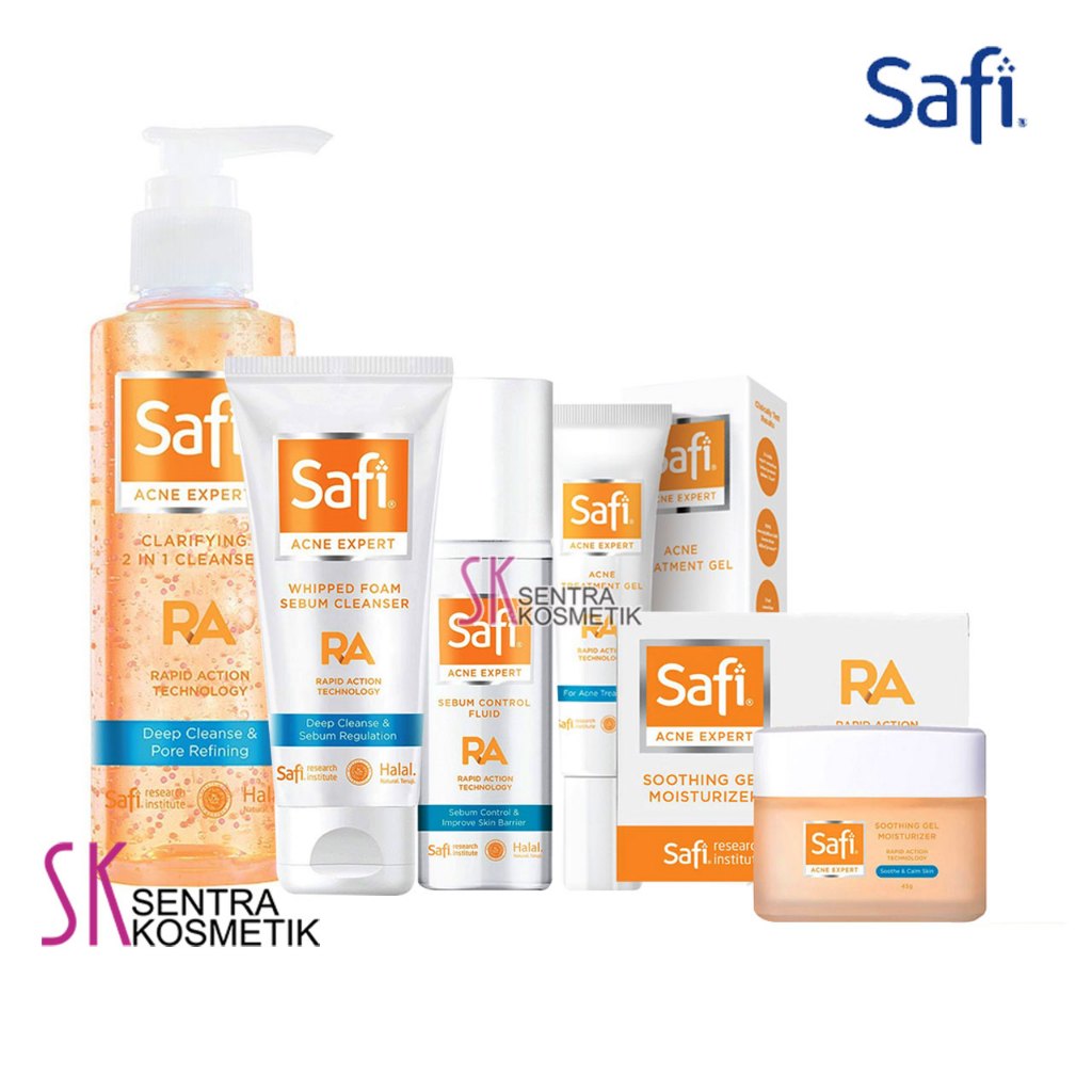 Jual SAFI Paket Acne Expert Anti Acne White Xpert Series | Shopee Indonesia