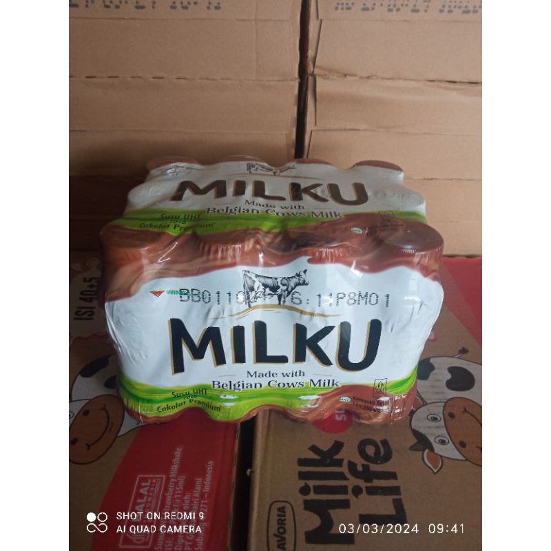 Jual minuman Milku Coklat Botol 1 Dus isi 12 | Shopee Indonesia