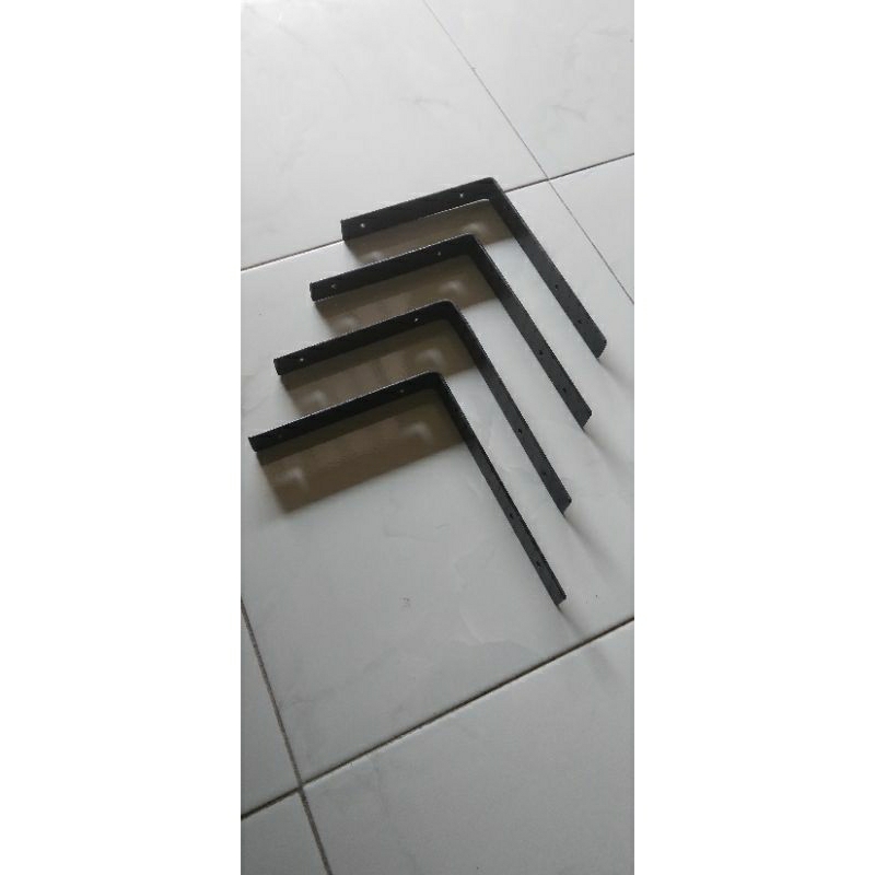 Jual Siku besi ambalan/Bracket dinding ukuran 15cm x 20cm | Shopee ...