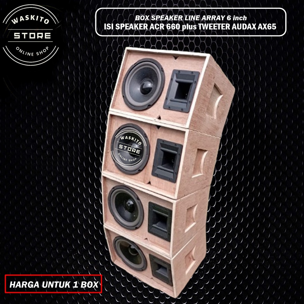 Jual Box Speaker Line Array 6 inch isi Speaker ACR 660 plus Tweeter ...