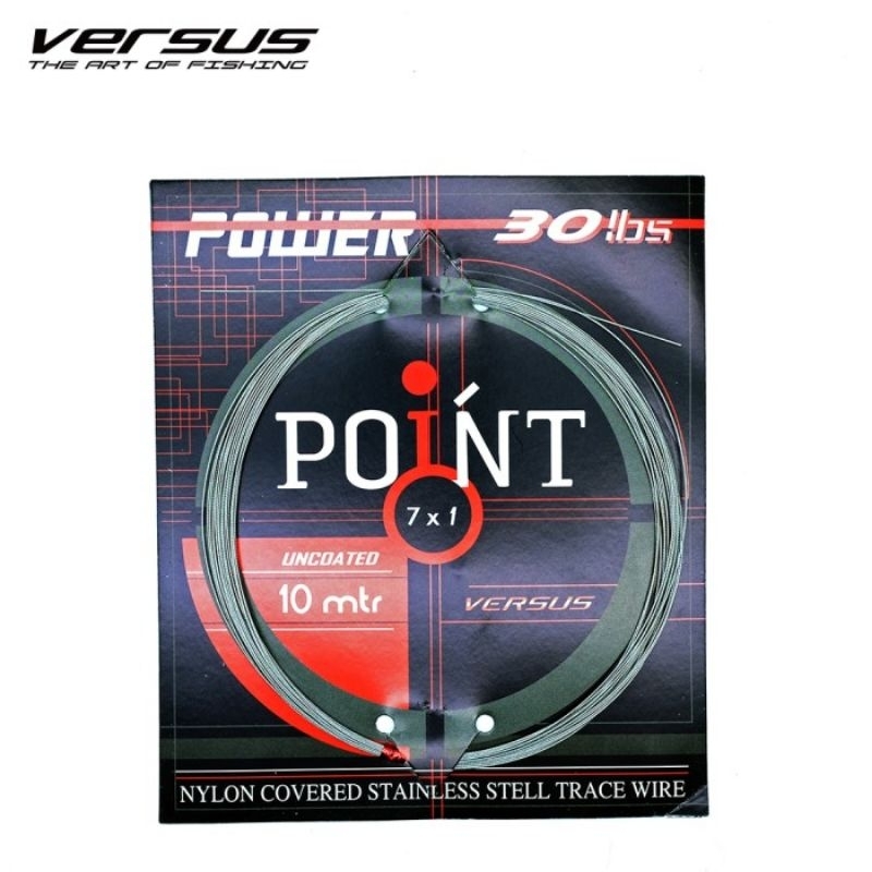 Jual WIRE NEKLIN PANCING VERSUS POWER POINT 7x1 UNCOATED 10 METER NYLON ...