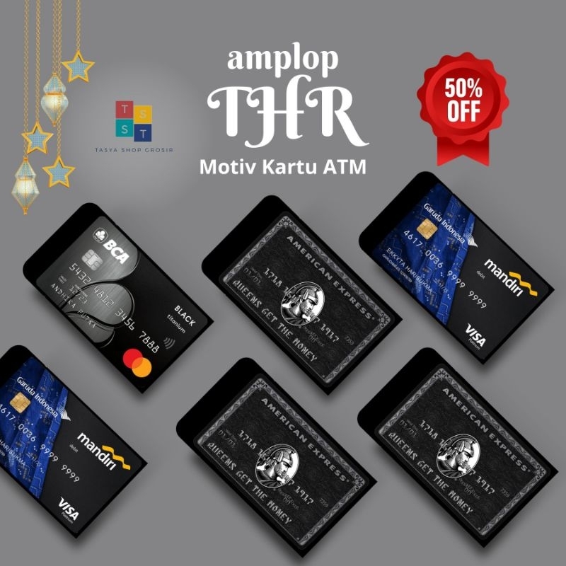 Jual 10 AMPLOP ATM BISA PILIH MOTIF TERLARIS Limited Edition!! Murah ...