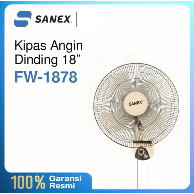 Jual Kipas Angin Dinding Besi Sanex 18 inch Baling Besi / Wallfan Sanex Besi 18in (FW 1879 / FW ...
