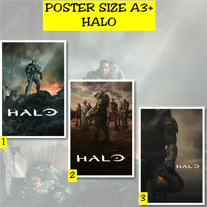Jual Poster film HALO | bioskop jadul a3 vintage indonesia besar hiasan dinding aestetic edukasi ...