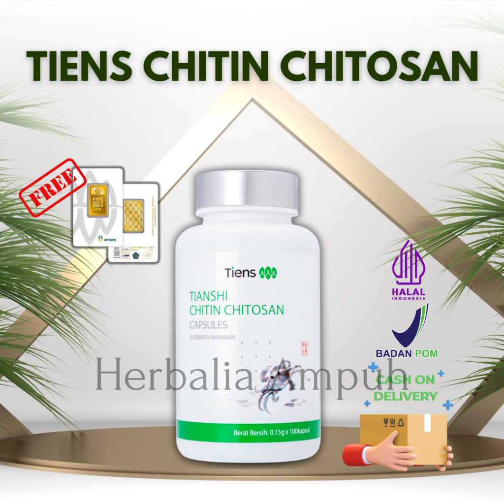Jual CHITIN CHITOSAN CAPSULES Pelangsing Tubuh Original Herbal | CHITIN ...