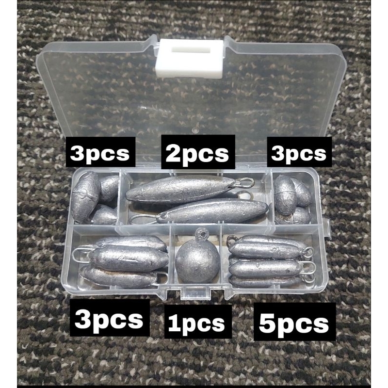 Jual Pemberat/Timah/Bandul Mancing Dasaran isi 100pcs | Shopee Indonesia