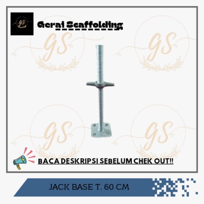 Jual JACK BASE T. 60 SM - Kaki Scaffolding | Shopee Indonesia