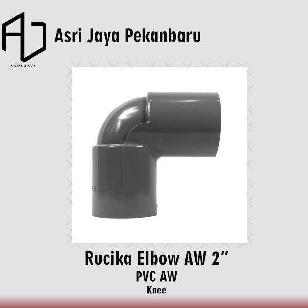 Jual Elbow Knee Knie AW 2 Inch 2" Elbow AW PVC Rucika | Shopee Indonesia