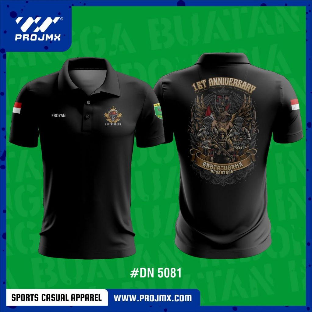 Jual PROJMX - JERSEY FULL PRINTING GARTATUGAMA 1ST ANNIVERSARY (BISA ...