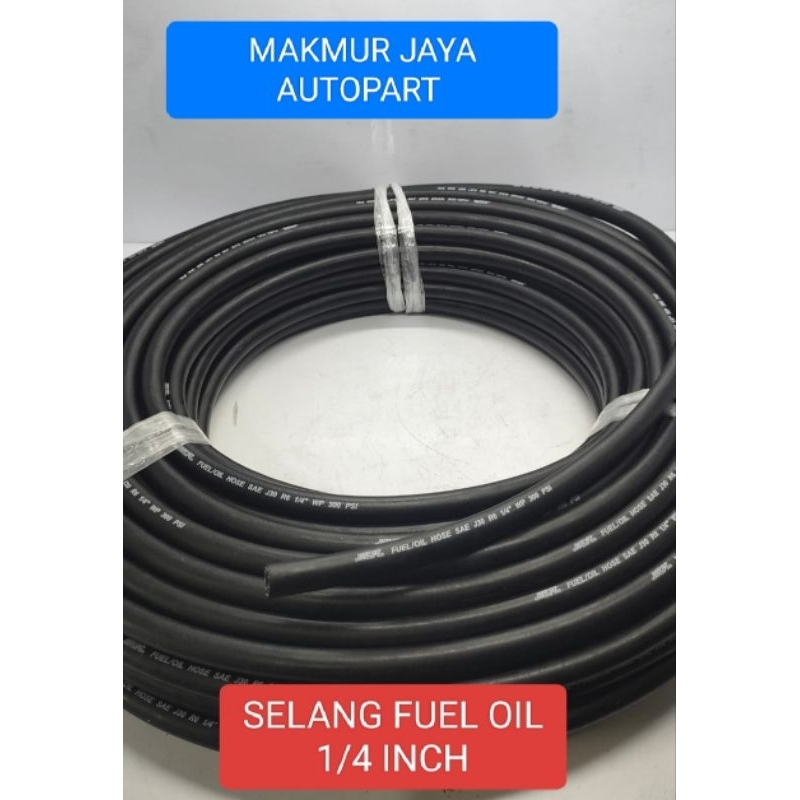 Jual SELANG BENSIN NCR FUEL OIL UKURAN 1/4 INCH SELANG OLI CGOOLER ...