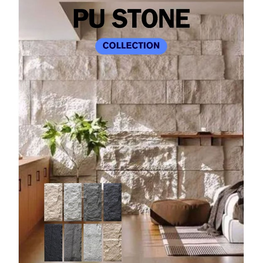 Jual WALLSTONE OUTDOOR DAN INDOOR - PU STONE PANEL / PU Stone Rock ...