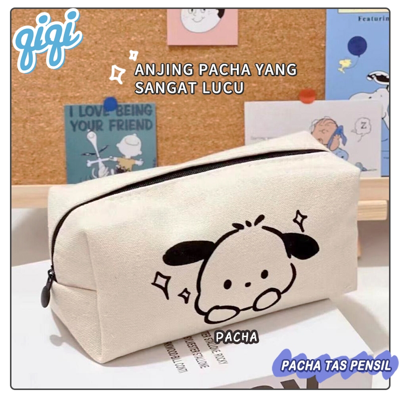 Jual Ins Pacha Anjing Tas Pensil Snoopy kotak pensil Cute Strawberry ...