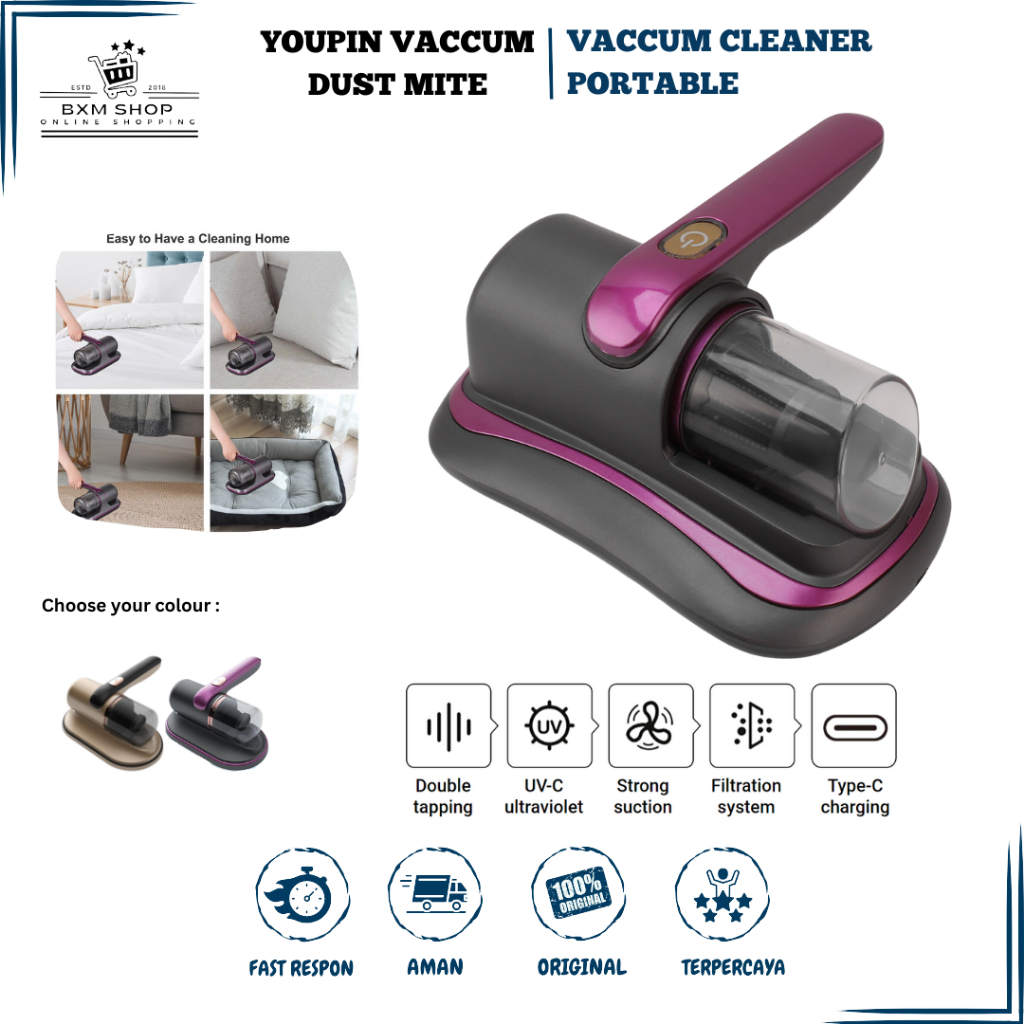 Jual YOU PIN Vacuum Dust Mite Vacuum Cleaner UV Portable | Shopee Indonesia