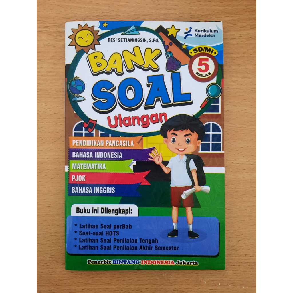 Jual Buku Bank Soal Ulangan Untuk SD/Mi Kelas 1 Sampai 6 Edisi Kurikulum Merdeka Harga 1 Pcs ...