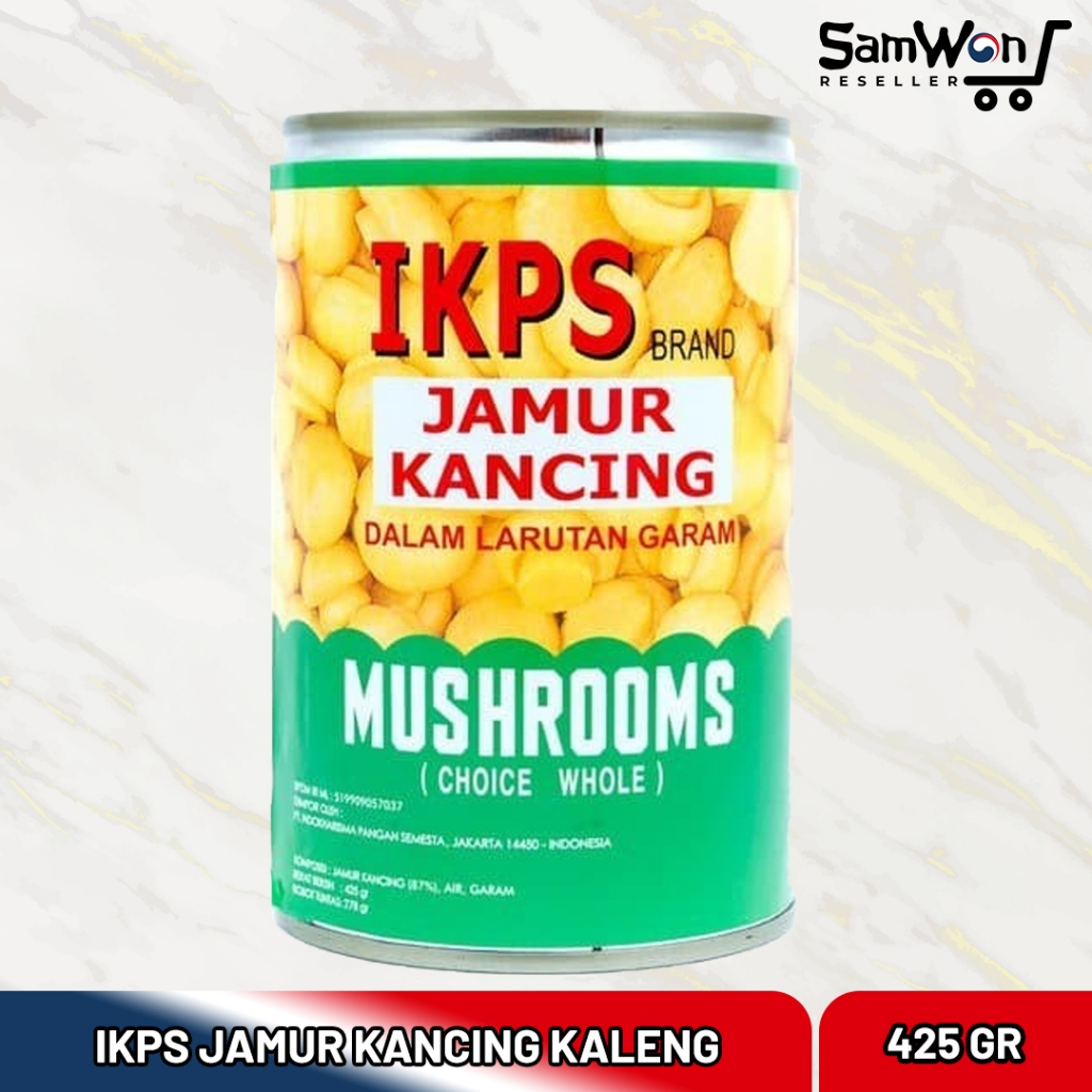 Jual IKPS Jamur Kancing Kaleng 425gr - Mushroom In Can Siap Saji ...