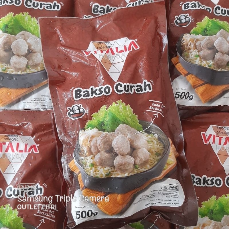 Jual [500gr] BERNARDI Vitalia Bakso Sapi Curah | Shopee Indonesia