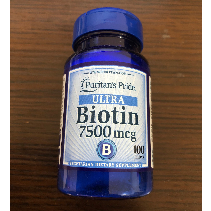 Jual Puritans Pride Biotin 7500 mcg 100 Tablets | Shopee Indonesia