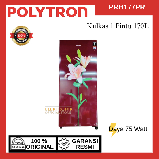Jual POLYTRON KULKAS 1 PINTU PRB-177PR 170L/PRB-177PR/PRB 177PR ...