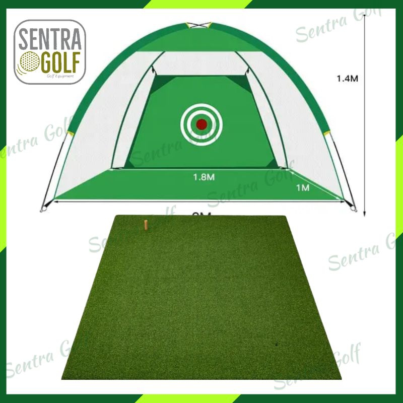 Jual Paket karpet driving golf polos ukuran variasi + jaring tenda ...