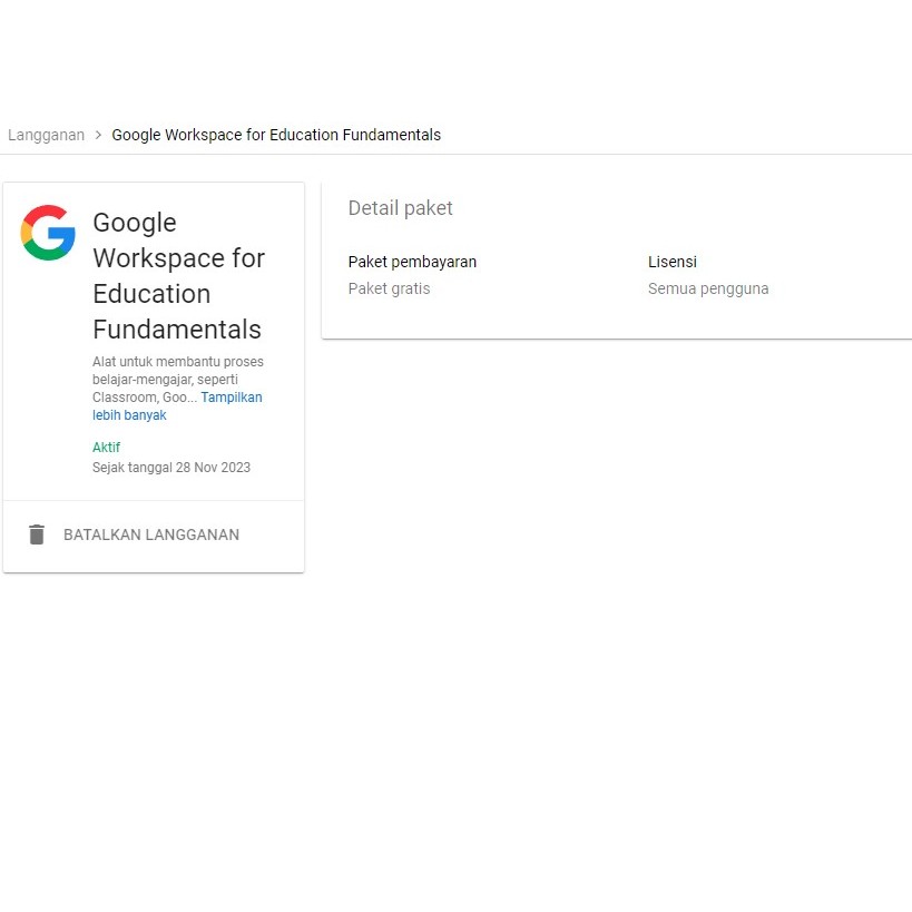 Jual GSuite Super Admin For Education (Umur 3 Bulan - 2 Tahun) | Shopee Indonesia