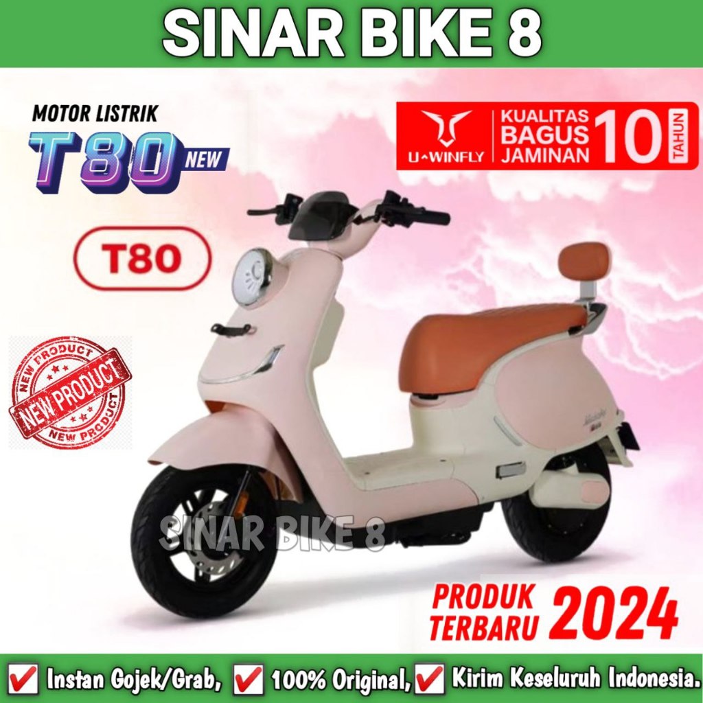 Jual Motor Listrik Uwinfly T80 NEW TERBARU T80 1200 Watt | Shopee Indonesia