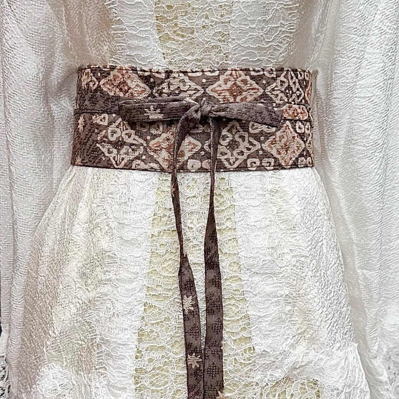 Jual OBI Belt Batik Motif Premium Bahan Viscose Ikat Pinggang Sabuk ...