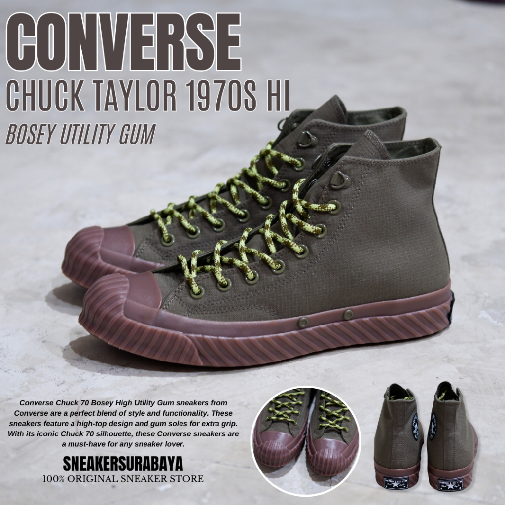 Jual CONVERSE CHUCK TAYLOR 1970S HI BOSEY UTILITY GUM CT 70 CT 70S ...