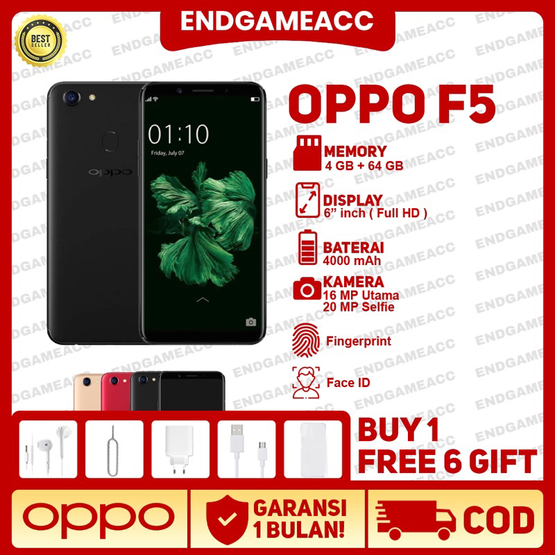 Jual hp F5 ram 4/64 4G LTE dual smartphone dual sim garansi 1 tahun ...
