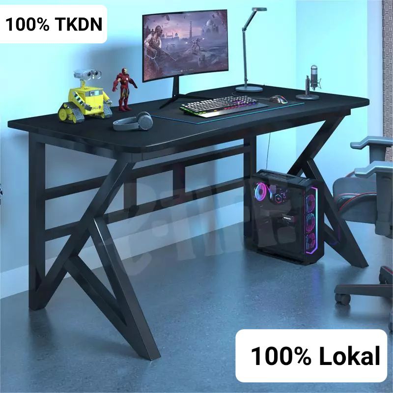 Jual [100% KOKOH 100% LOKAL] Meja Gaming Meja Komputer PC Meja Kerja ...