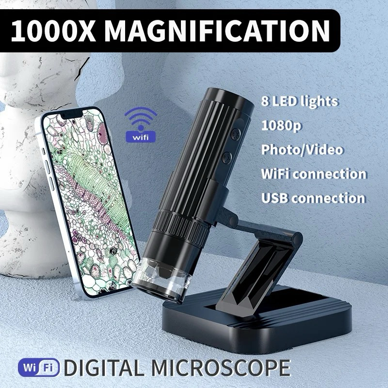 Jual Mikroskop Wireless Digital Microscope 50X-1000X 1080P Handheld ...