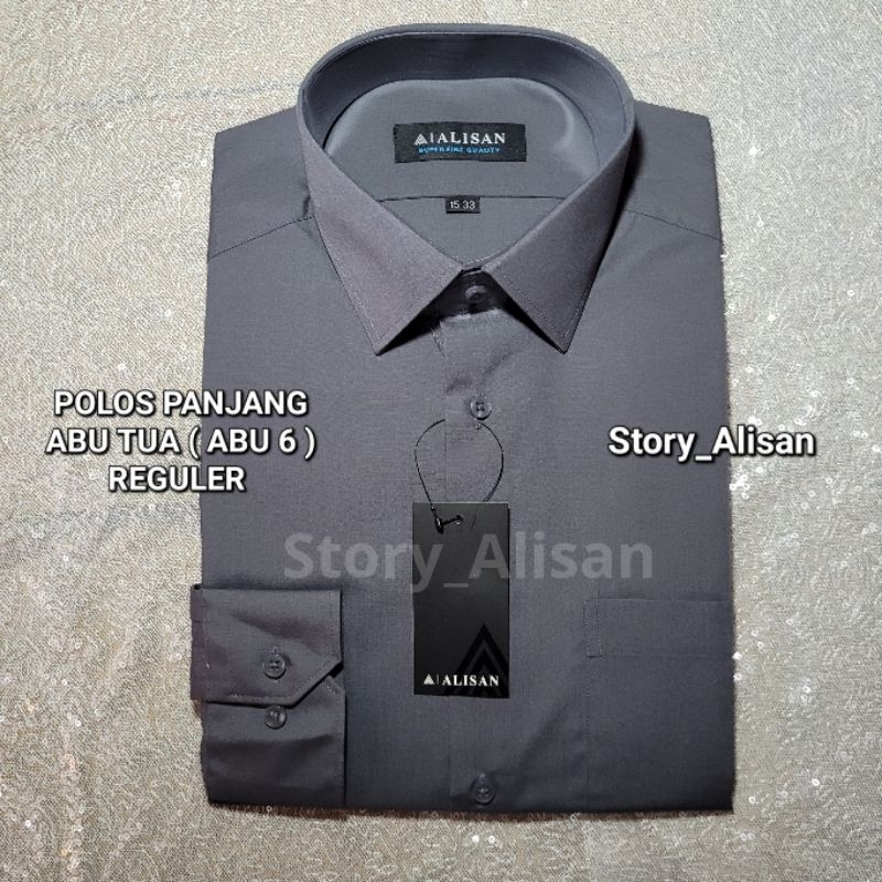 Jual Kemeja ALISAN POLOS REGULER Lengan Panjang (100% ORIGINAL ...
