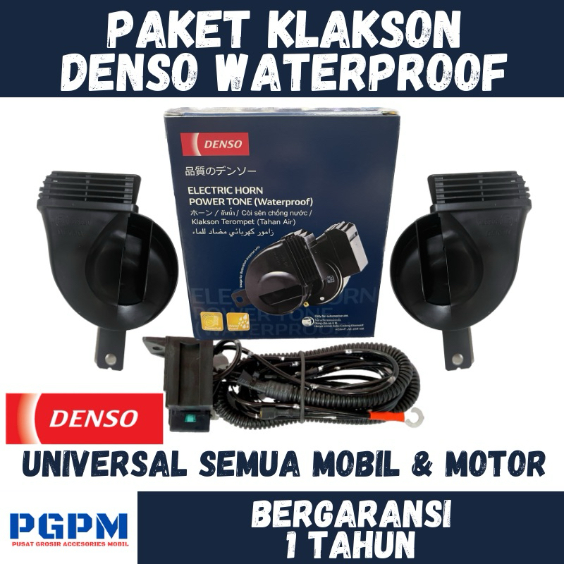 Jual Klakson Denso Keong Waterproof 12v Universal Dijamin PnP Tinggal ...