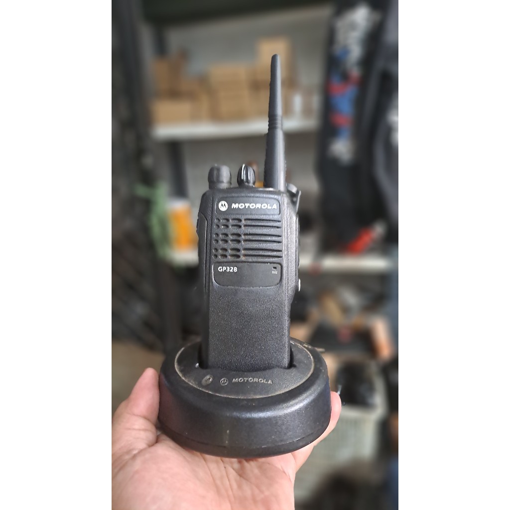 Jual Ht Motorola Gp328 Uhf Asli 350Mhz Motorola GP 328 Uhf Low band ...